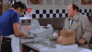“The Calzone” – Paying in Cash – Seinfeld Law